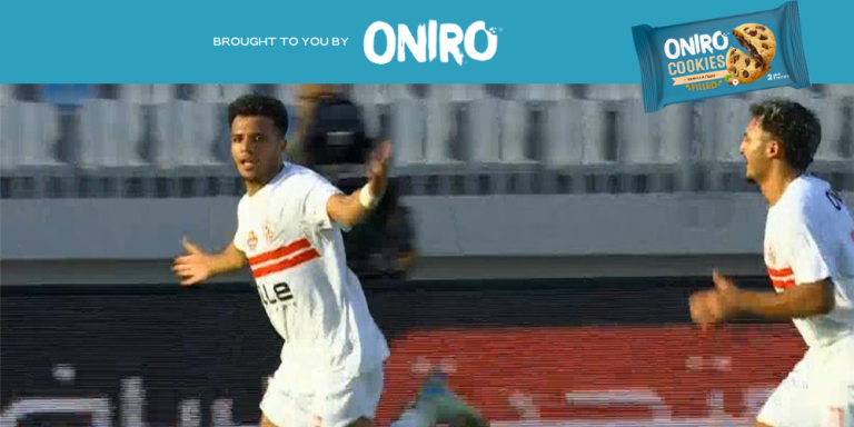 In his debut... Ahmed Rabie scores for Zamalek against Ghazl El Mahalla ...